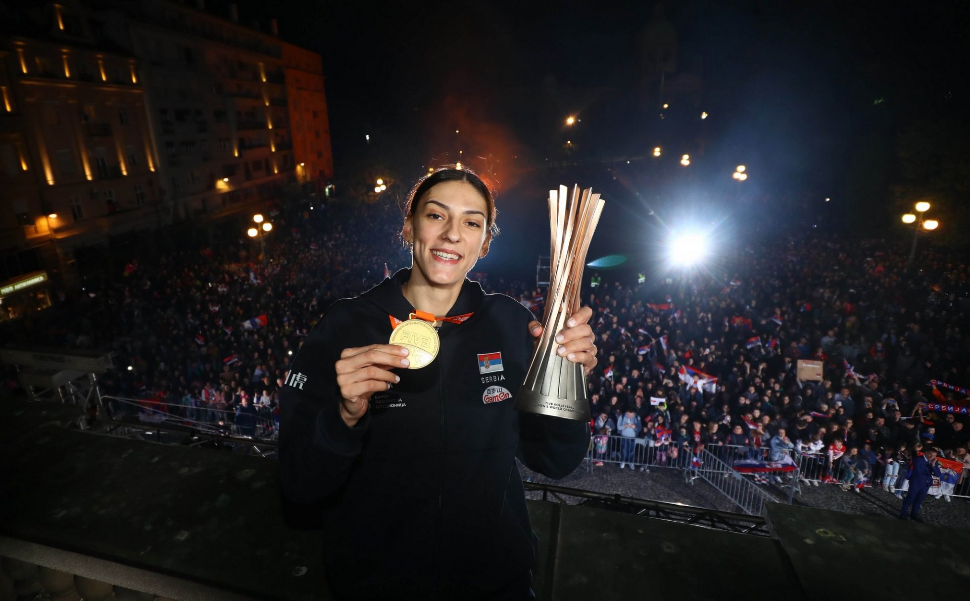 Serbian World Champions Welcomed By Huge Crowd In Belgrade - BVA