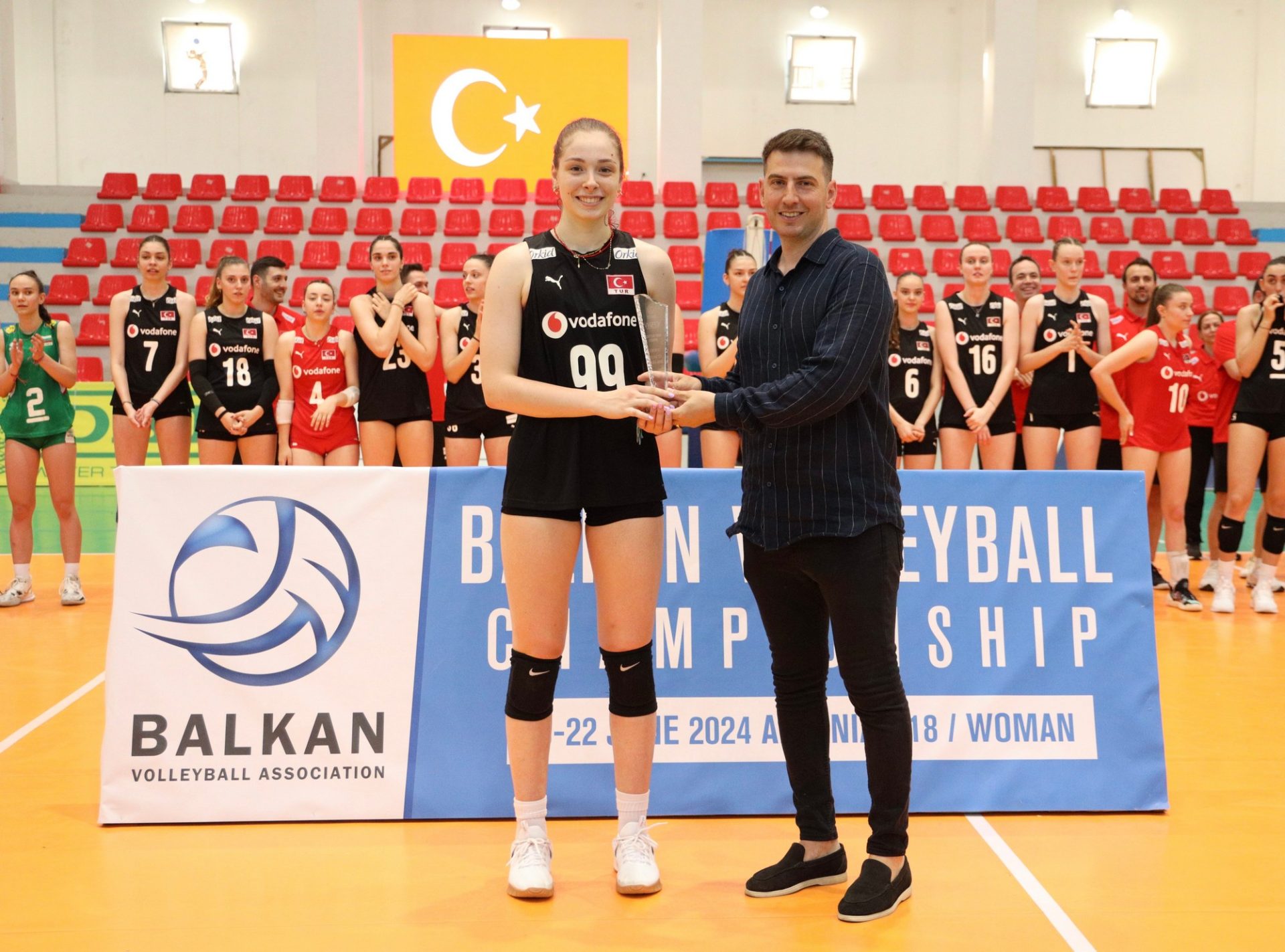 U18W: Türkiye won golden medal - BVA